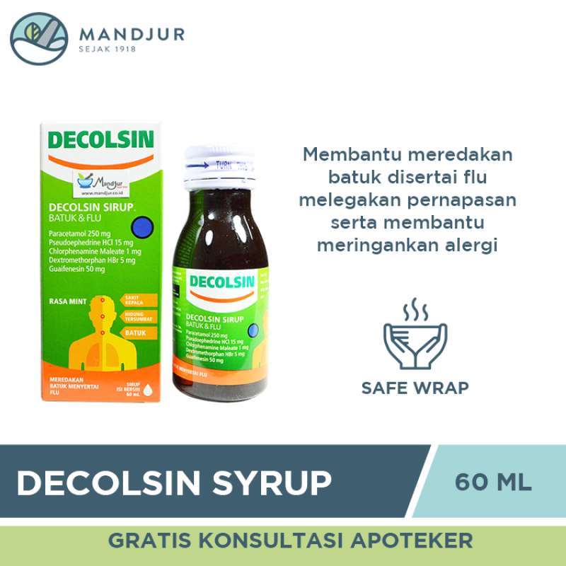Jual Decolsin Syrup Obat Batuk dan Flu di Seller Apotek Mandjur ...