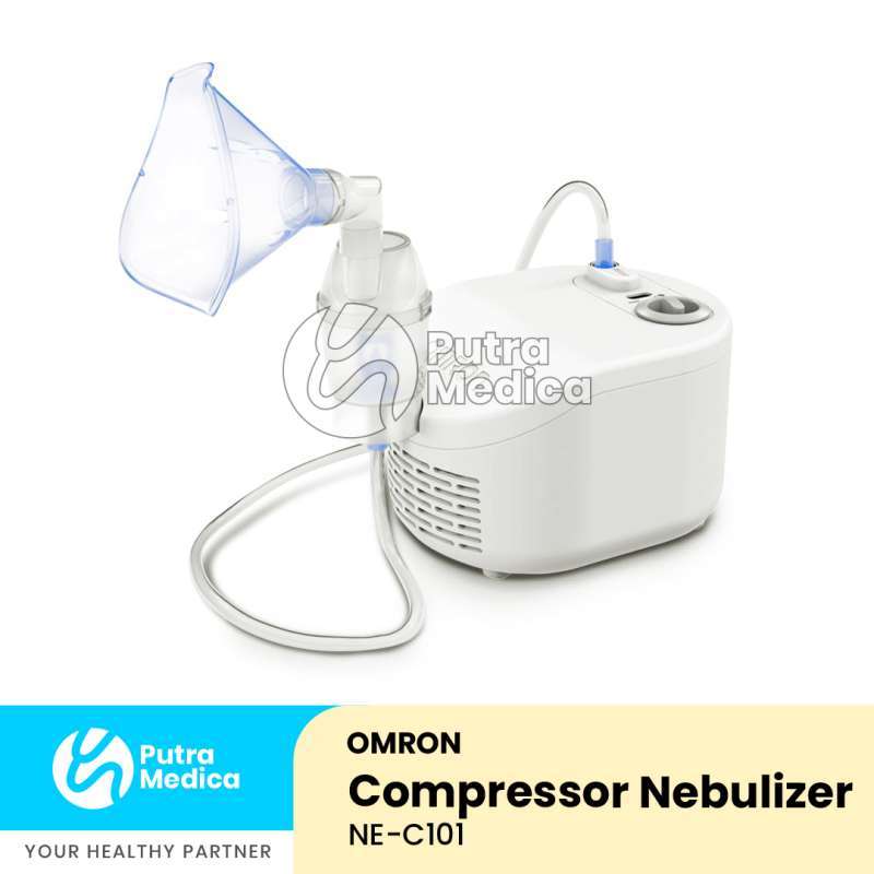 Promo OMRON Nebulizer Portable NEC101 / Nebul / Alat Mesin Terapi Uap ...