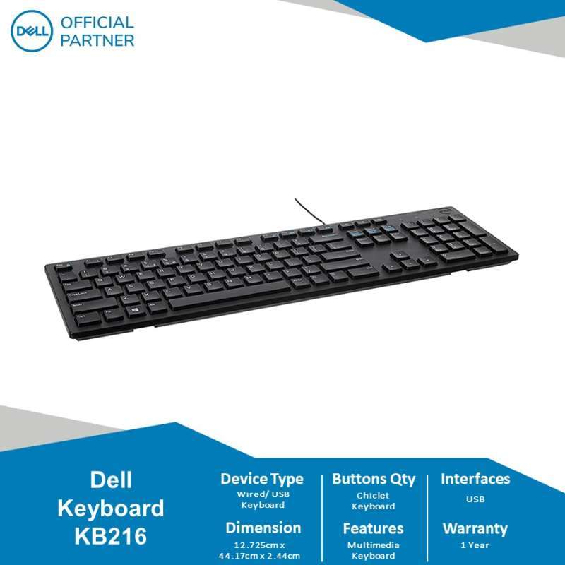 Jual DELL KB 216 Multimedia Keyboard di Seller Dell Official Store ...