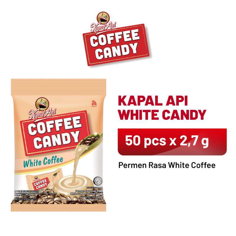 Promo KAPAL API White Candy 1 Bag (50 x 2.7 gr) Diskon 10% di Seller ...