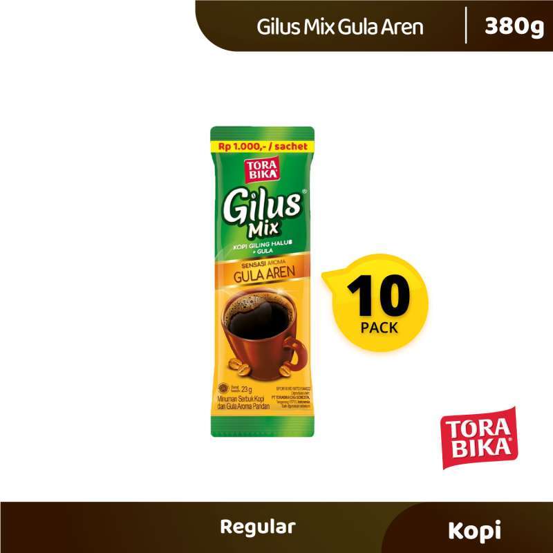 Promo Torabika Gilus Mix Gula Aren [ 23g/ 10 Sachets] Diskon 9% di Seller Mayora Official Store ...