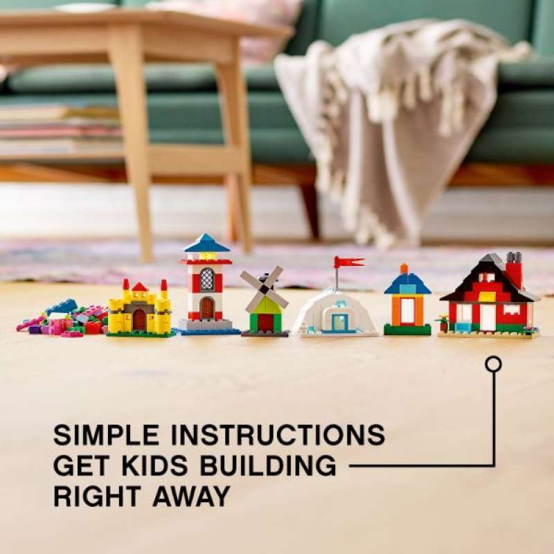 Jual Lego®️ Lego Classic 11008 Bricks And Houses (270 Pieces) Di Seller ...