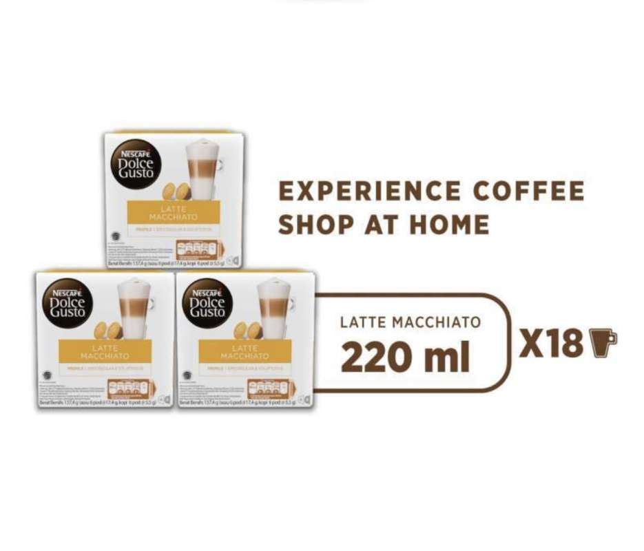 Jual Nescafe Dolce Gusto Ndg Latte Macchiato Capsule 3 Box Di Seller ...