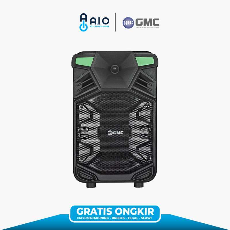 Jual SPEAKER PORTABLE BLUETOOTH GMC 897M / USB FM SDCARD BLUETOOTH / GMC 897 M / READY di Seller ...