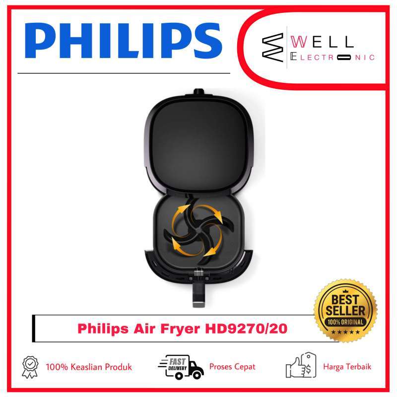 Jual Philips Essential Air Fryer Xl Hd9270/90-hitam Hd9270 Spectre Di ...
