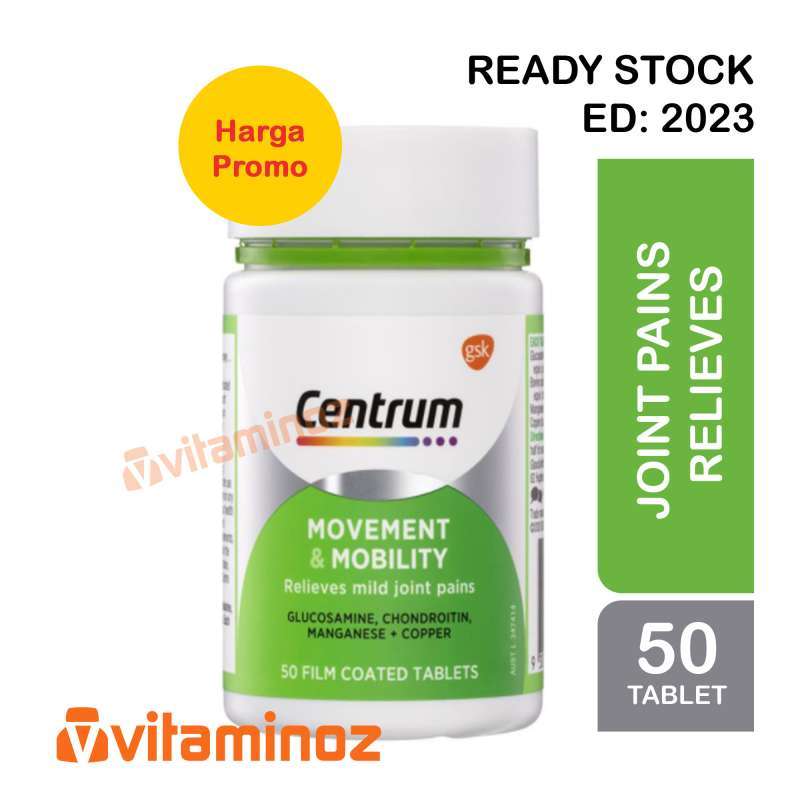 Jual Centrum Movement & Mobility - 50 Tablet di Seller VitaminOZ ...