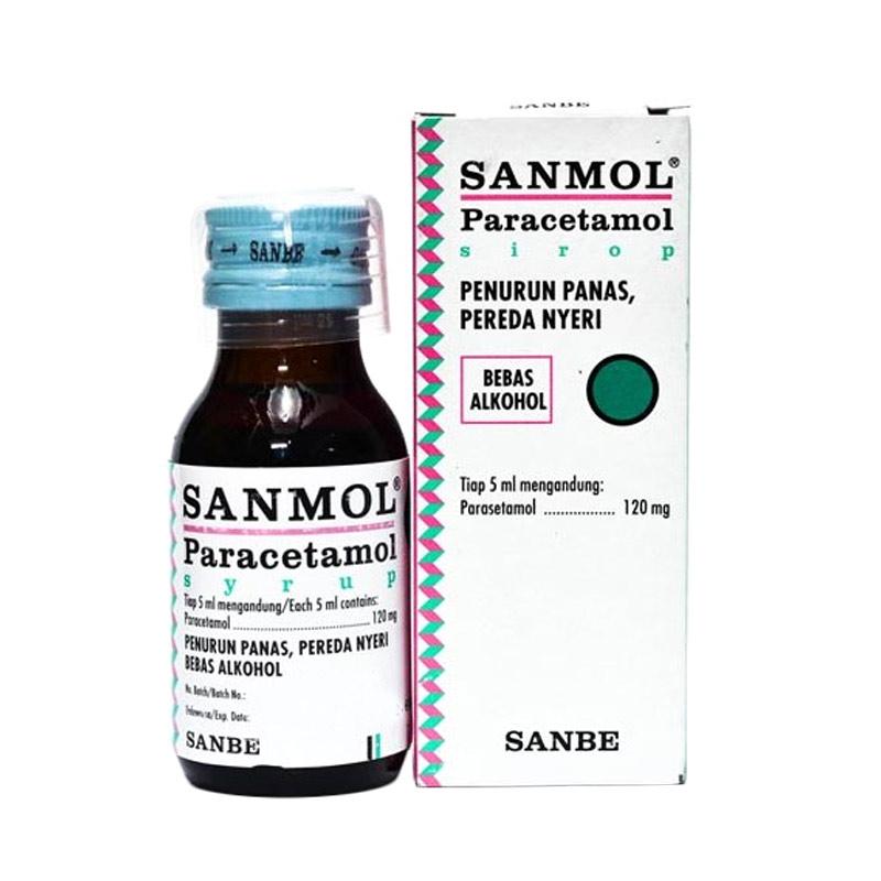 Jual Sanbe Farma Sanmol Sirup Obat Kesehatan [60 mL] di Seller Darma ...