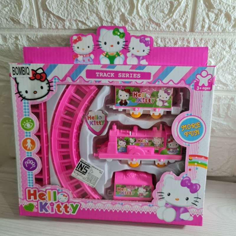 Jual Mainan kereta api hello kity dan frozen train set kado anak ...