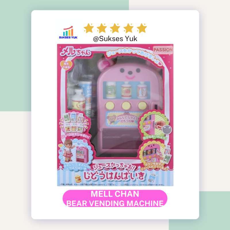 Jual Mainan Anak MELL CHAN BEAR VENDING MACHINE Boneka Doll di Seller ...