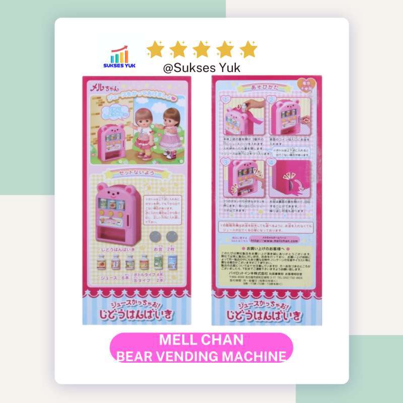 Jual Mainan Anak MELL CHAN BEAR VENDING MACHINE Boneka Doll di Seller ...