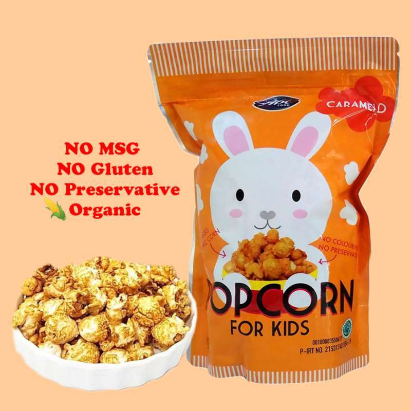 Promo Abe Food Popcorn for Kids Varian Caramel, Pop Corn untuk anak ...