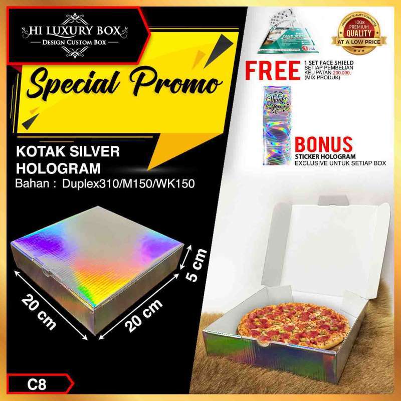 Jual Gable box|Dus Kue|Kotak Murah|Kotak Kado|20x20x5 di Seller Hi ...