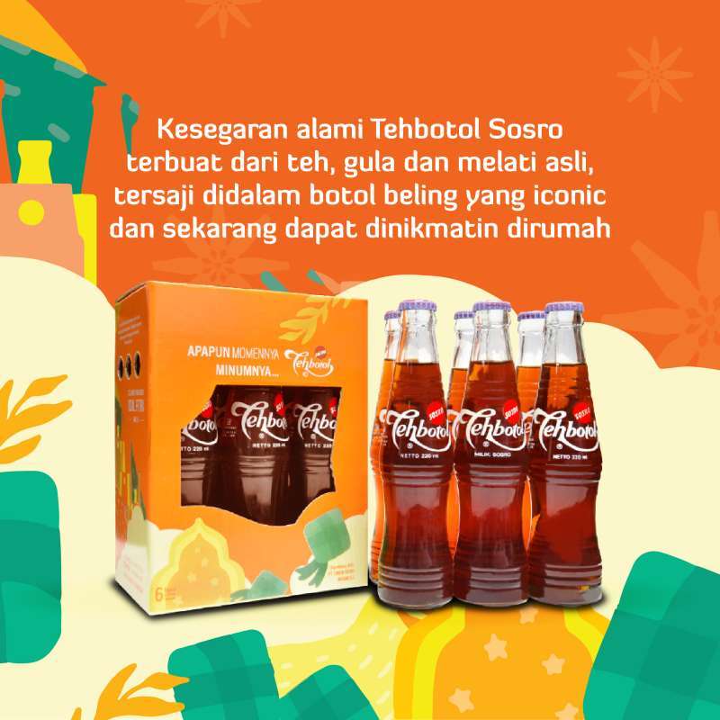 Jual Tehbotol Sosro Kemasan Botol Beling Di Seller Sosro Official Store ...