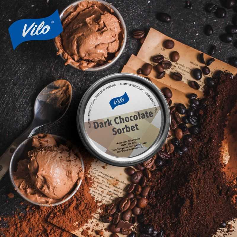 Jual Vilo Gelato Dark Chocolate Sorbet [500 Ml] Di Seller Vilo Gelato ...