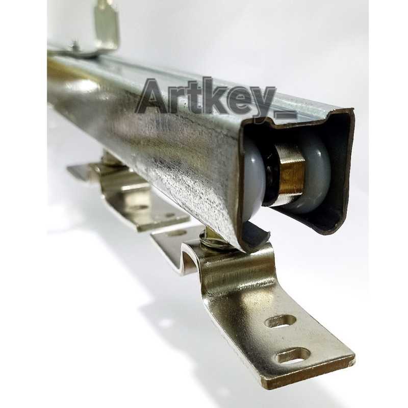 Jual Rel Pintu Sliding/geser Galvanis/besi Tebal Panjang 1.8 Meter J3 ...