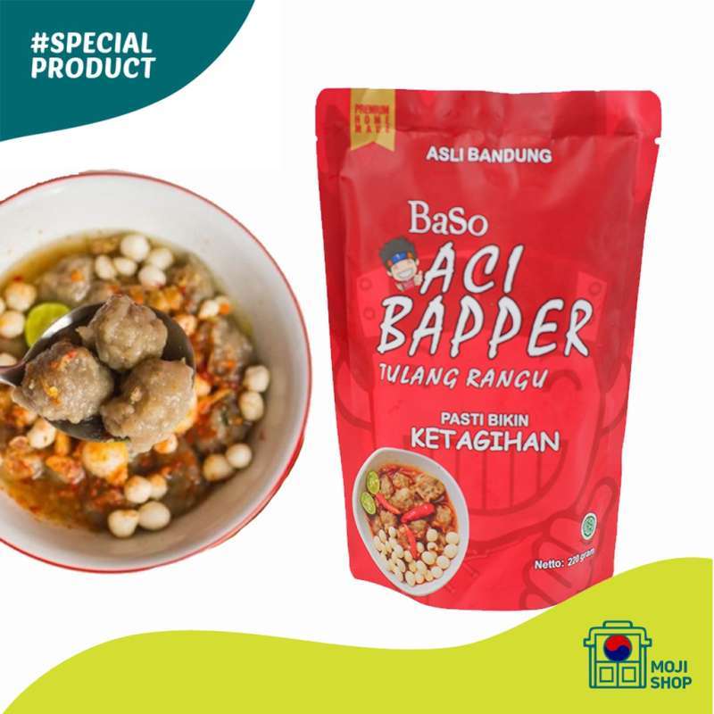 Promo Baso Aci Original Tulang Rangu By Bapper 220gr Bakso Aci Khas