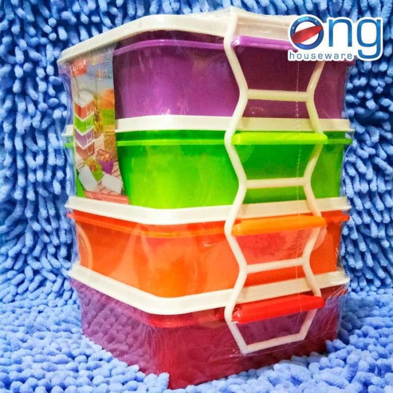 Promo Rantang Picnic Piknik 4 Susun Kotak Makan Lunch Box Bekal Asvita ...