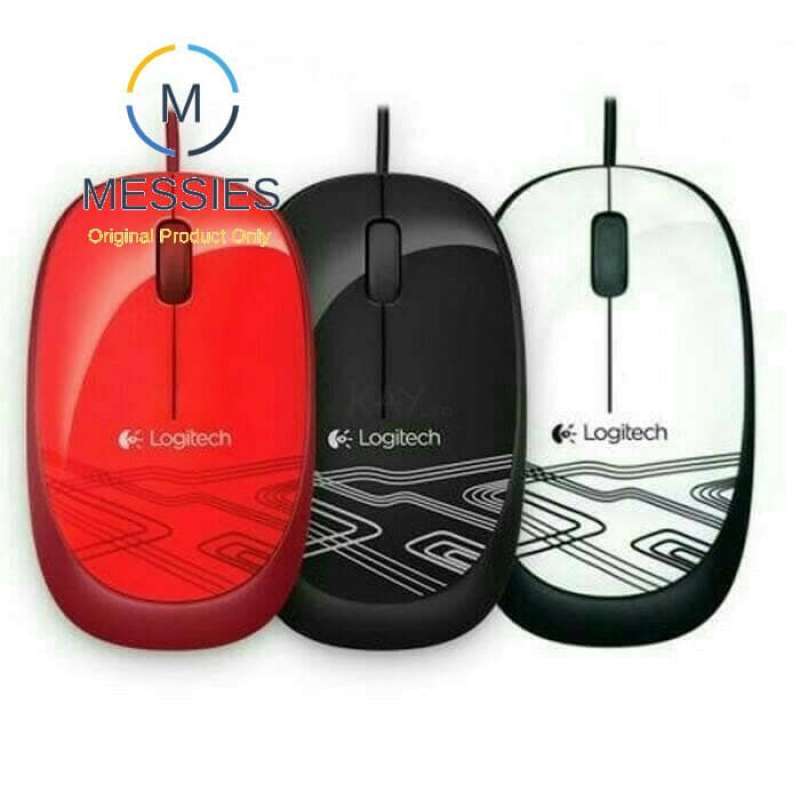 Jual LOGITECH MOUSE M105 USB / MOUSE KABEL M 105 ORIGINAL - Hitam di ...
