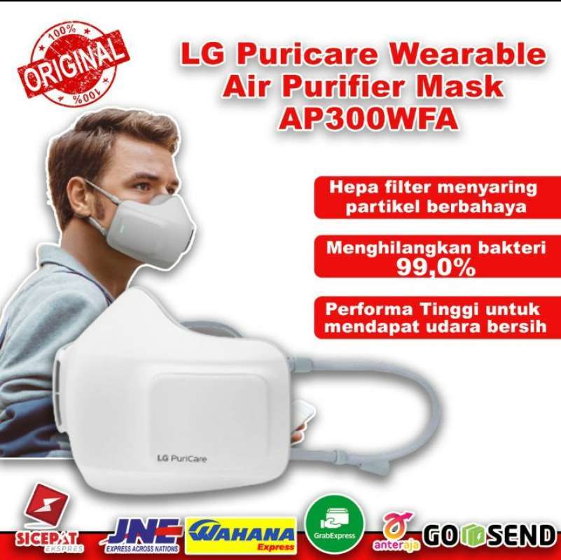 Jual LG Puricare Wearable Air Purifier Smart Mask di Seller Alfamol ...