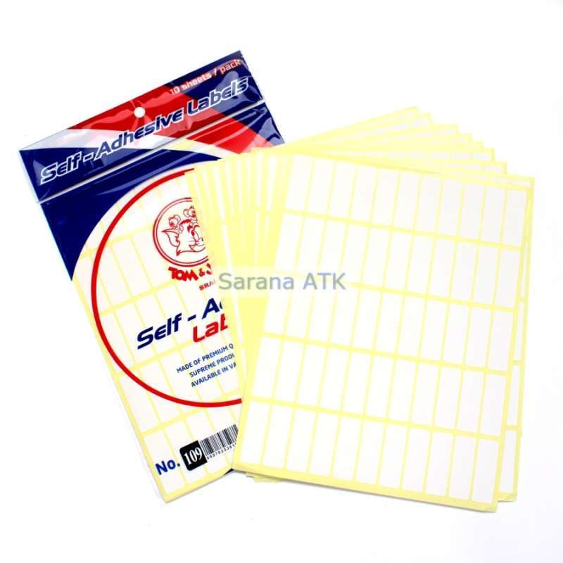 Jual TOM and JERRY Label PUTIH NO. 109 [ Pad ] di Seller Sarana ATK ...