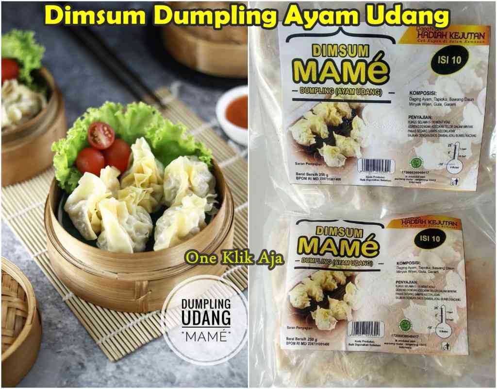 Promo Dimsum MAME Dumpling Ayam Udang [Isi 10 pcs/ 250 g] Dimsum Udang ...