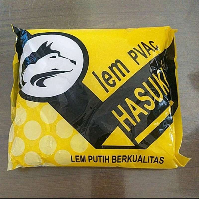 Jual Lem PVAc Hasuki Lem Kayu Lem Putih 600Gr di Seller tjhome - Kab ...