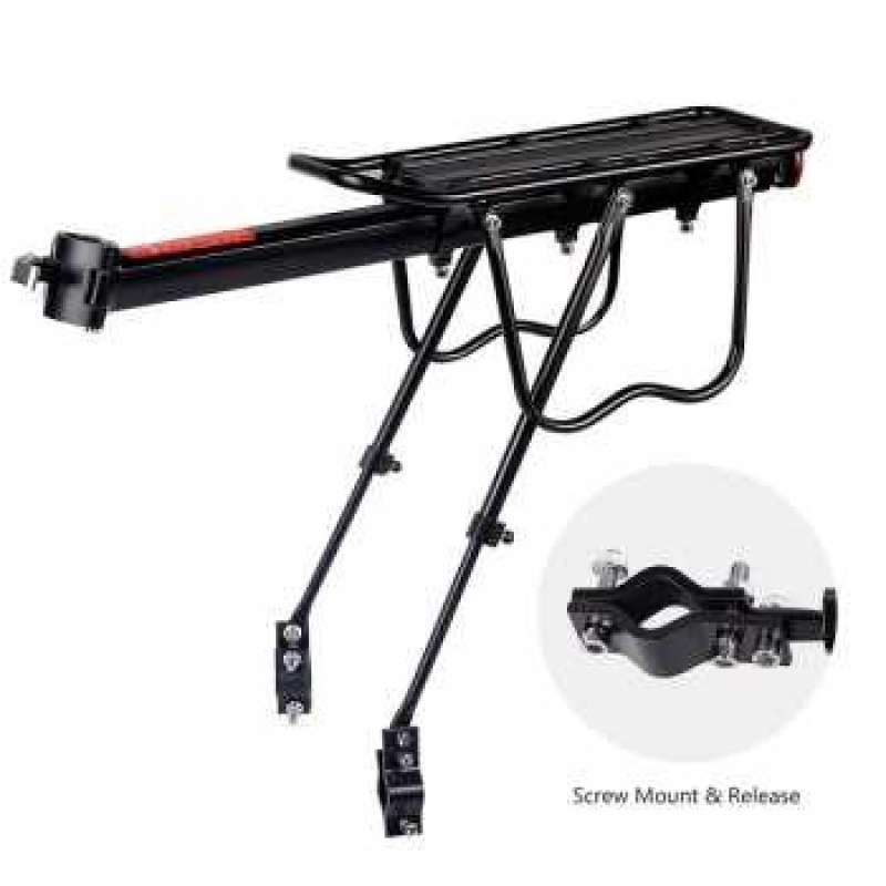 Jual Rak Belakang Sepeda Bicycle Luggage Carrier Quick Release Hitam ...