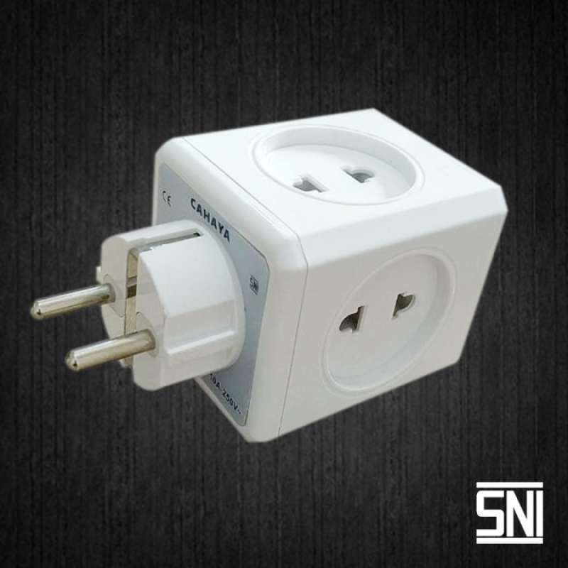 Jual STEKER / COLOKAN LISTRIK 5 ARAH UNIVERSAL MERK CAHAYA - SNI di ...