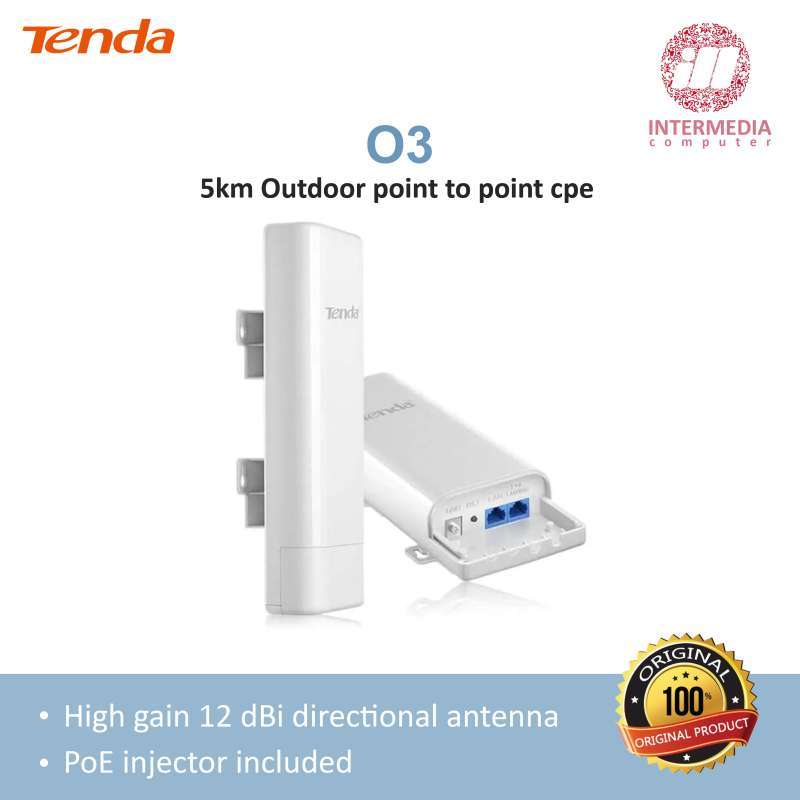 Jual TENDA O3 5KM Outdoor CPE di Seller INTERMEDIA COMPUTER ...