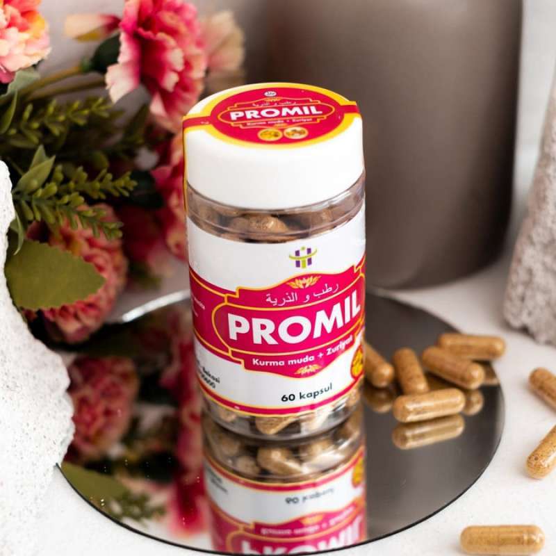 Promo Kapsul PROMIL Kurma Muda Dan Zuriat Buah Zuriyat 60 Kapsul Diskon ...