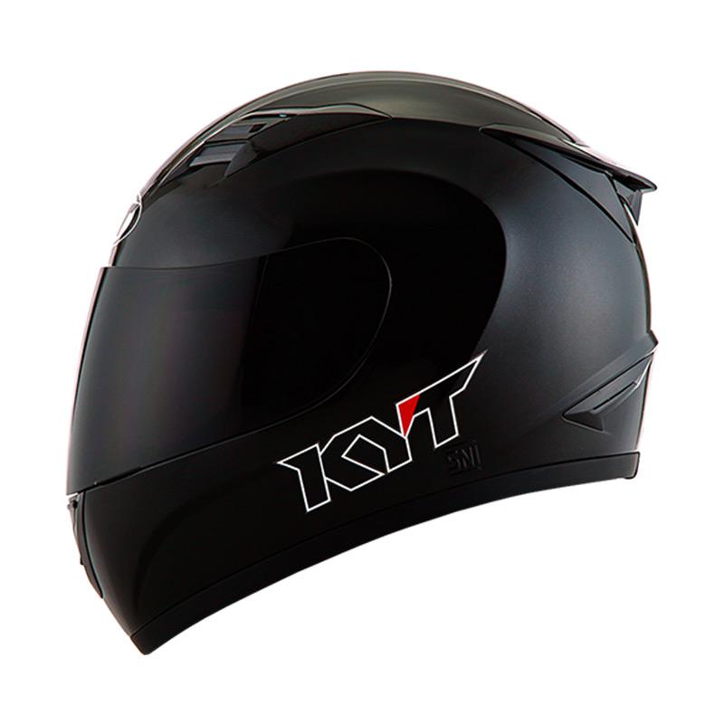 Jual KYT R10 Solid Helm Full Face - Black Metallic - M di Seller Big ...