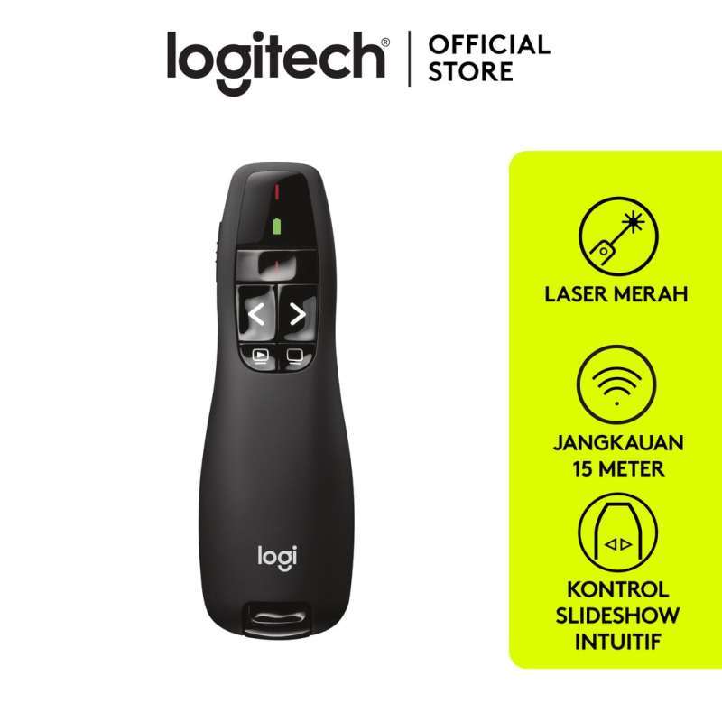 Jual Logitech R400 Wireless Presenter Red Light Laser di Seller ...