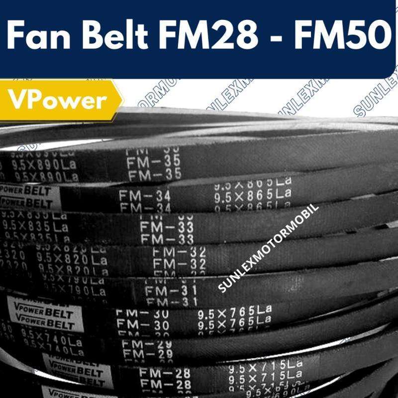 Jual Vpower Fan Belt Vbelt Tali Kipas Tipe FM [FM28] di Seller Sunlex Motor Mobil - Sunlex Motor ...