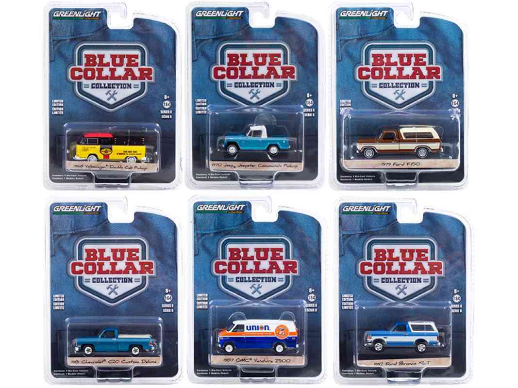 Jual \Blue Collar Collection\ Set of 6 pieces Series 8 1-64 Diecast ...