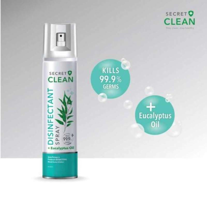 Jual Secret Clean Disinfectant Eucalyptus Spray 200 Ml 3 Pcs Di Seller ...