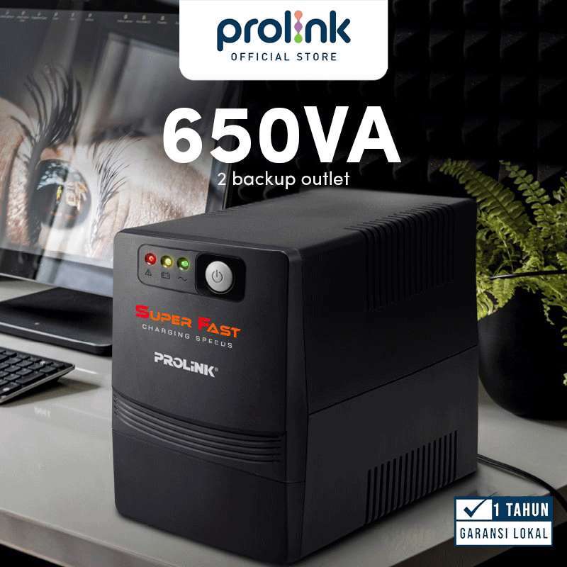 Promo Ups Prolink Pro700sfc Super Fast Charging Line Interactive 650va ...