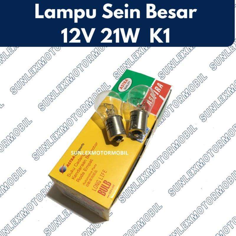 Jual Aspira Bohlam Rem & Sein 12V 24V K1 K2 Besar Kecil Lampu 21W 21-5W 10W di Seller Sunlex ...