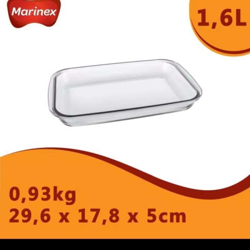Jual LOYANG KACA PERSEGI MARINEX ROOSTER 1.6L-LOYANG OVEN KACA ...