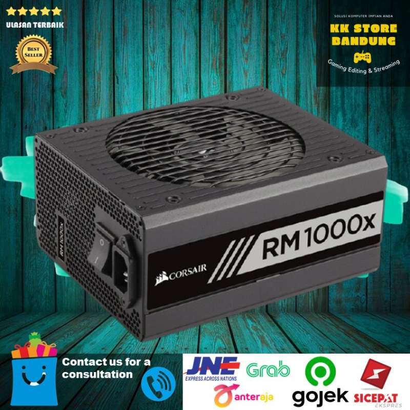 Jual PSU POWER SUPPLY CORSAIR RM 1000X 1000 X 1000W FUL MODULAR GOLD di ...