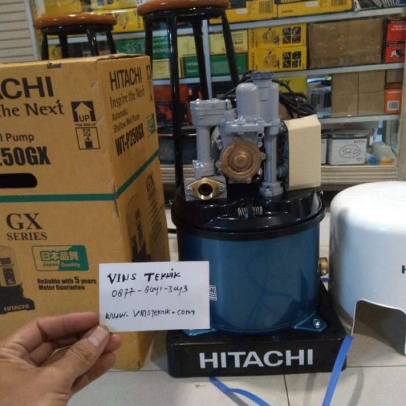 Jual Unik WATER PUMP WTP 250GX HITACHI POMPA AIR SUMUR DANGKAL WT-P 250 ...