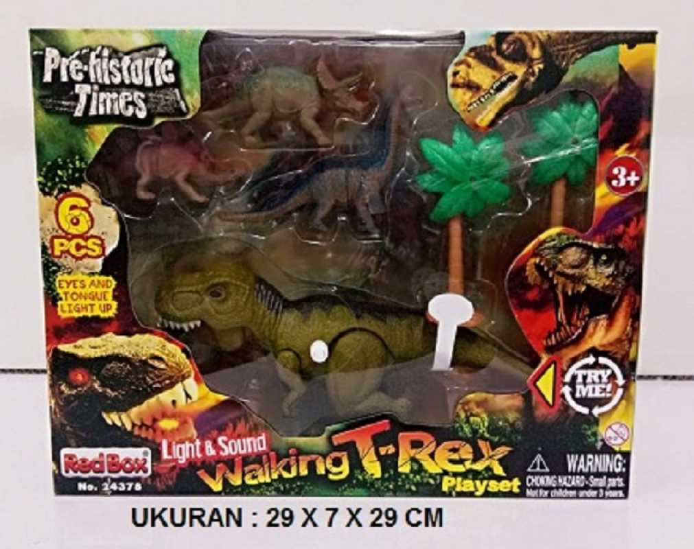 Jual Redbox Light & Sound Walking T-rex Playset 24378 Di Seller Hayuna ...