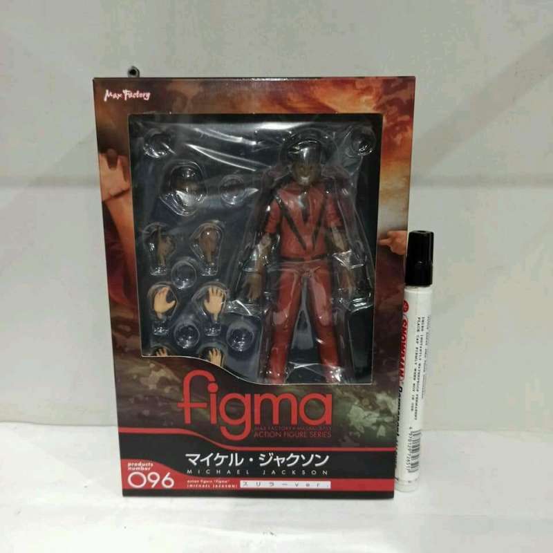 Jual action figure figma michael jackson red black figma 096 recast ...