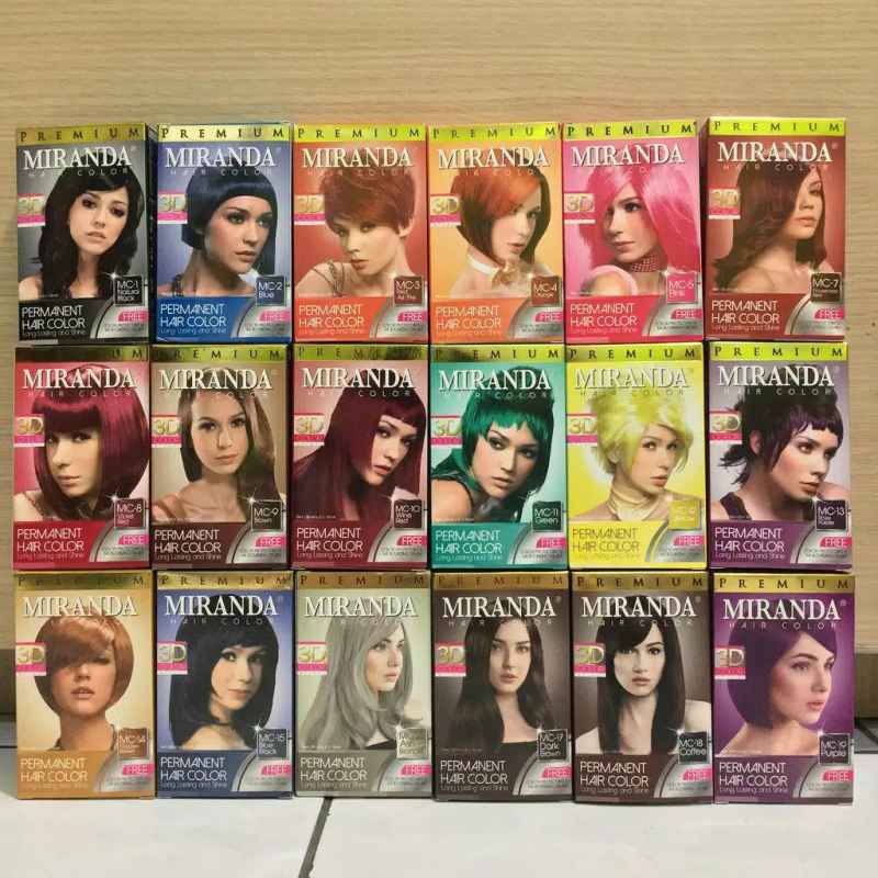 Jual Miranda Hair Color / Cat Rambut Miranda 12box Di Seller Daffamar20 ...