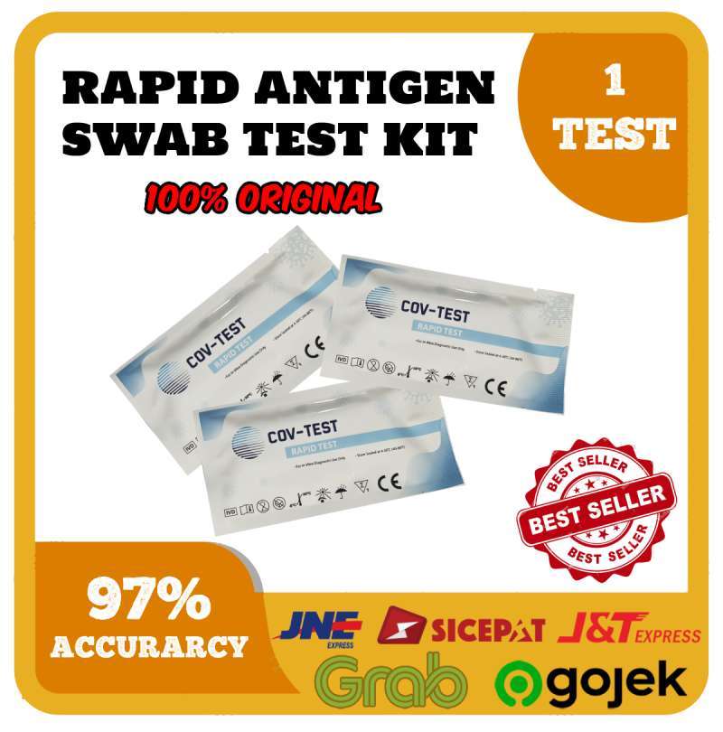 Jual Alat Test Swab Hidung Antigen Mandiri Kit Satuan | Cov-test (1 Kit ...