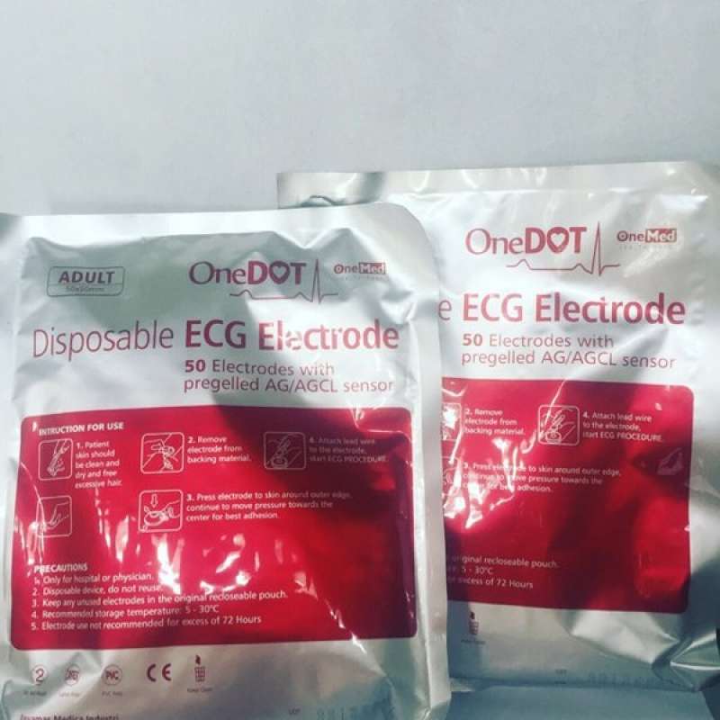 Promo Onemed Onedot Ecg Electrode Bayi Pak Isi 50 Diskon 50% Di Seller ...