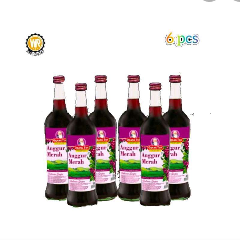 Jual Anggur Merah ( Orang Tua )750ml [ Paket 6 Botol ] Di Seller ...