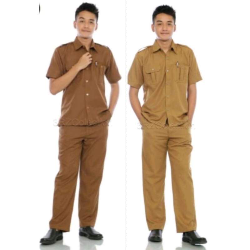 Jual Seragam Guru Baju Dinas - L Di Seller Alina_store - Sindangpanon ...