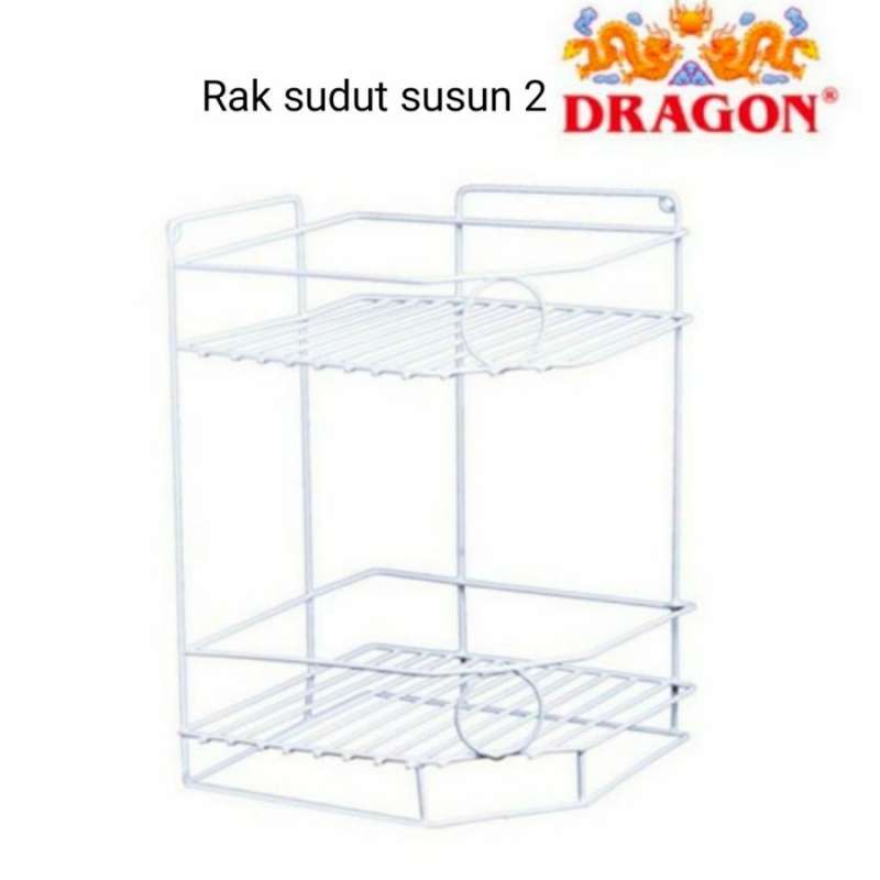 Jual RAK SUDUT/ RAK SIKU SUSUN 2 DRAGONN di Seller Everydayshop8 ...