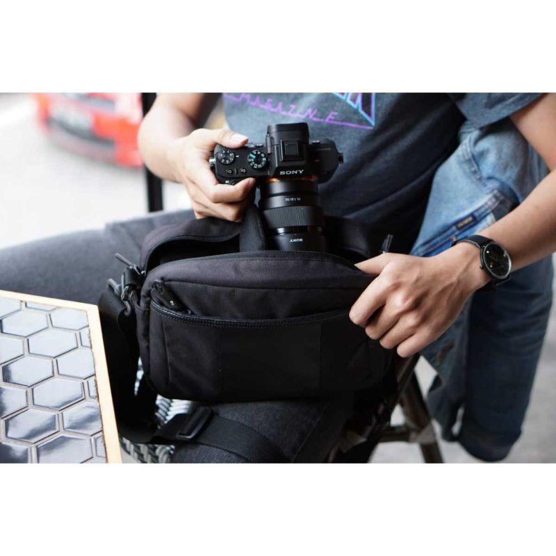 Promo Tas Selempang Kamera Mirrorless Dslr Maritim Super Keren - Grey ...