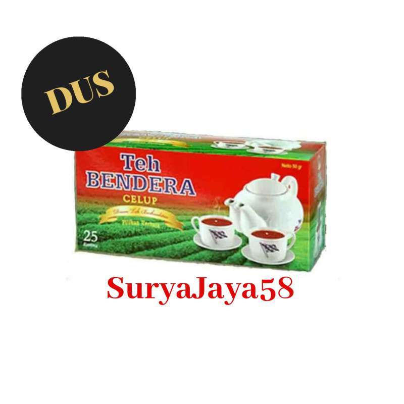 Promo Teh Bendera Celup 25bags (1dus isi 8pack / 48 pcs) |Teh Bendera ...